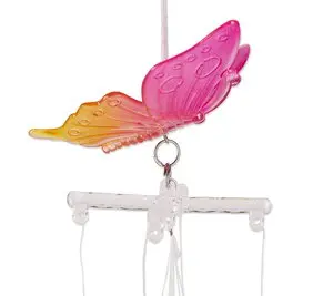 ZINGZ & THINGZ Rainbow Butterfly Wind Chimes