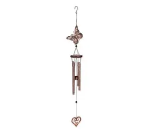 ZINGZ & THINGZ Butterfly & Heart Wind Chimes - One-color