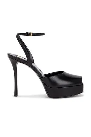 Saint Laurent La Scandale Platform Sandal