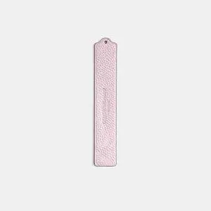 COACH Coach Remade Leather Bookmark Pink Metallic