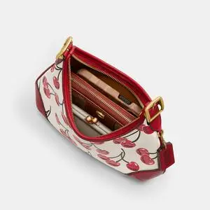 Coach Hamptons Hobo Bag With Cherry Print
