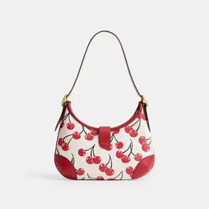 Coach Hamptons Hobo Bag With Cherry Print