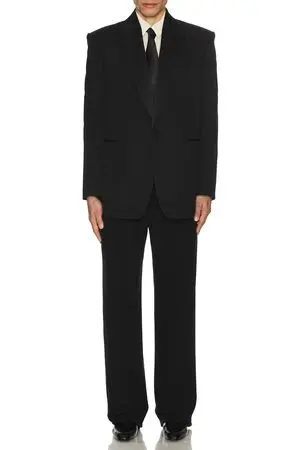Saint Laurent Long Sleeve Shirt In Cream