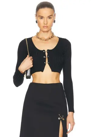 Versace Cropped Knitwear For Women