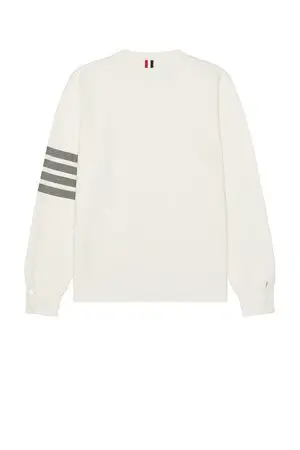 Thom Browne Milano Stitch Crew Neck Pullover