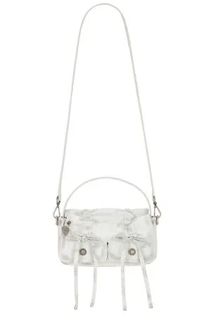 Acne Studios Acne Studios Multi Pocket Micro Bag White & Grey
