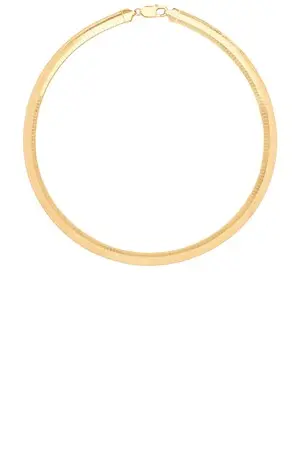 MEGA Omega 8 Necklace - 14k Yellow Gold Plated