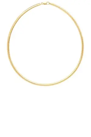 MEGA Omega 4 Necklace - 14k Yellow Gold Plated