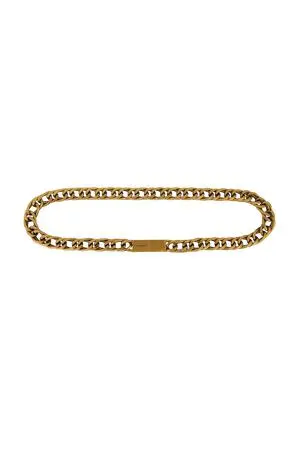 Saint Laurent Chain Belt - Light Bronze Free