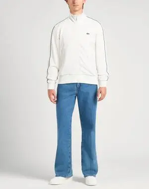 Lacoste Sweatshirt Size Polyester, Cotton, Elastane - White