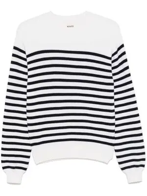 Navy And White Striped Sweaters