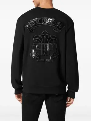 Philipp Plein Embroidered Logo Sweatshirt