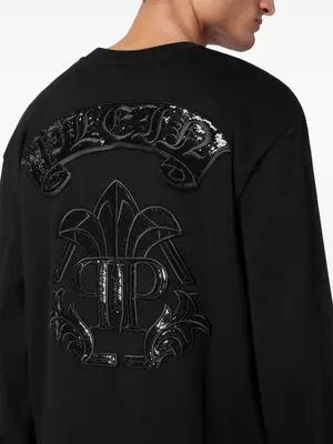 Philipp Plein Embroidered Logo Sweatshirt