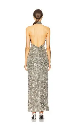 LOVERS AND FRIENDS Ames Sequin Gown