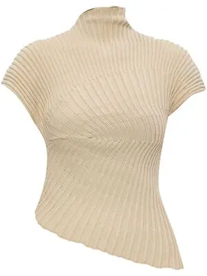 Women's Ribbed Knit Blouses