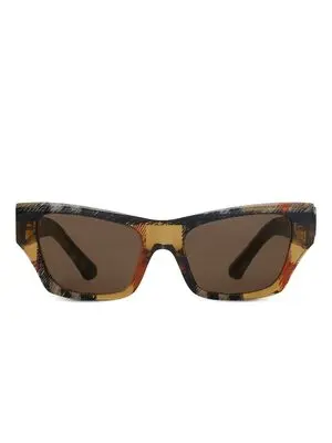 Burberry Shield Facet Sunglasses - Neutrals