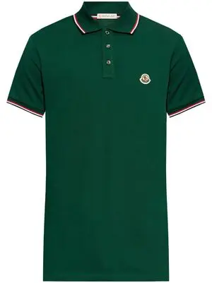 Moncler Logo-patch Polo Shirt