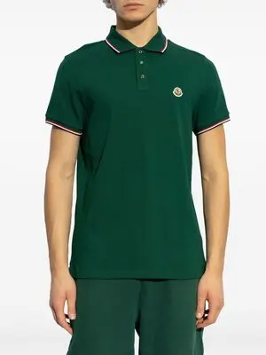 Moncler Logo-patch Polo Shirt