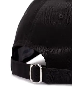 Off-White Logo-embroidered Cap - Black