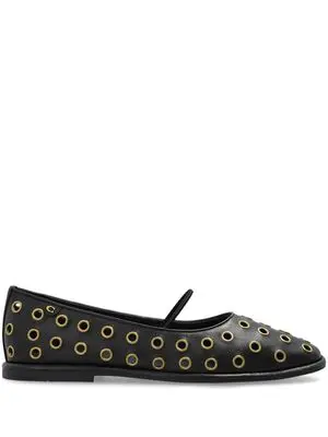 COACH Eyelet Ballerina Flats