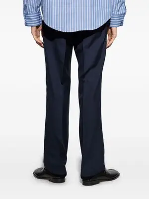 AMI Paris Pressed-crease Tapered Trousers