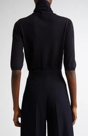 Max Mara Cecina Virgin Wool Turtleneck Sweater