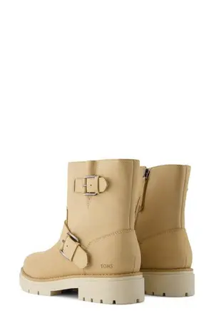 Toms Ionie Moto Boots - Natural