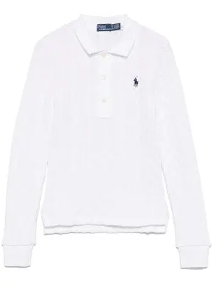 Polo Ralph Lauren Cable-knit Polo Top
