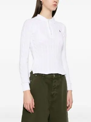 Polo Ralph Lauren Cable-knit Polo Top