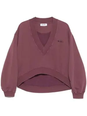 Attico Logo-embroidered Sweatshirt - Red