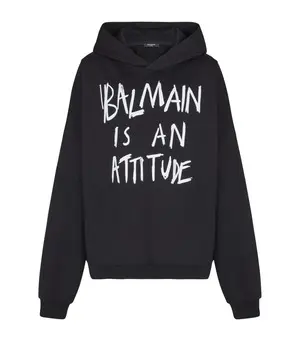 Balmain Off The Shoulder Sweatshirts Hoodies For Men