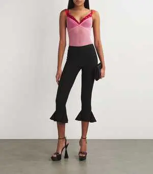 NENSI DOJAKA Cropped Flared Trousers