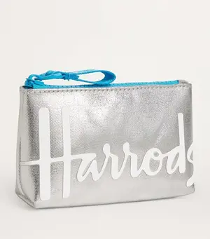Harrods Metallic Logo Coin Purse