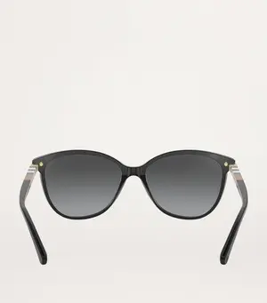 Burberry Acetate Be4216 57 Sunglasses - Black