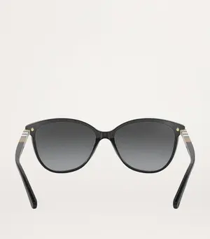 Burberry Acetate Be4216 57 Sunglasses - Black