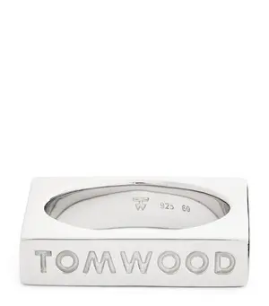 Tom Wood Sterling Square Ring - Silver