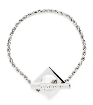 Tom Wood Square Rope Bracelet - Silver