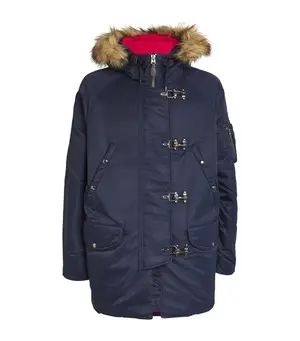 Men's Blue Fur Coats