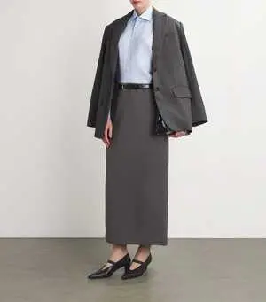 WITH NOTHING UNDERNEATH The Boyfriend Shirt Linen-cotton Weave By