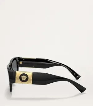 Versace Acetate Rectangle Sunglasses