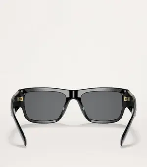 Versace Acetate Rectangle Sunglasses