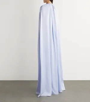 Safiyaa Silk Ayse Cape Gown