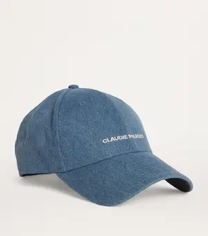 Claudie Pierlot Denim Baseball Cap