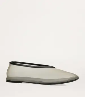 Khaite Mesh Marcy Ballet Flats