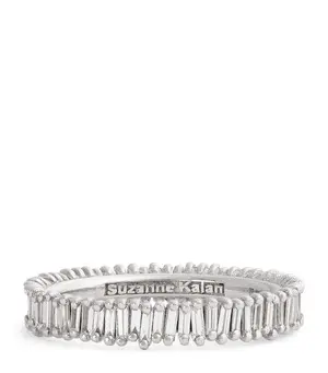 SUZANNE KALAN Gold And Diamond Eternity Ring - White