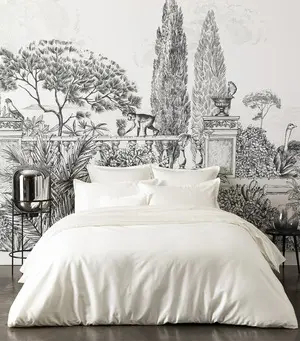 ALEXANDRE TURPAULT Cotton Teophile Super King Duvet Cover - Neutral