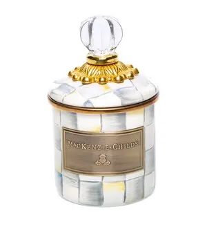 MACKENZIE-CHILDS Mini Sterling Check Canister