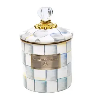 MACKENZIE-CHILDS Small Sterling Check Canister