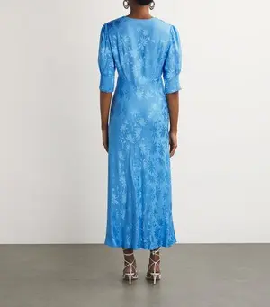 Rixo Jacquard Zadie Midi Dress