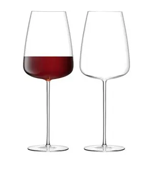 LSA INTERNATIONAL Set Of 2 Wine Culture Red Wine Grand Glasses - Clear